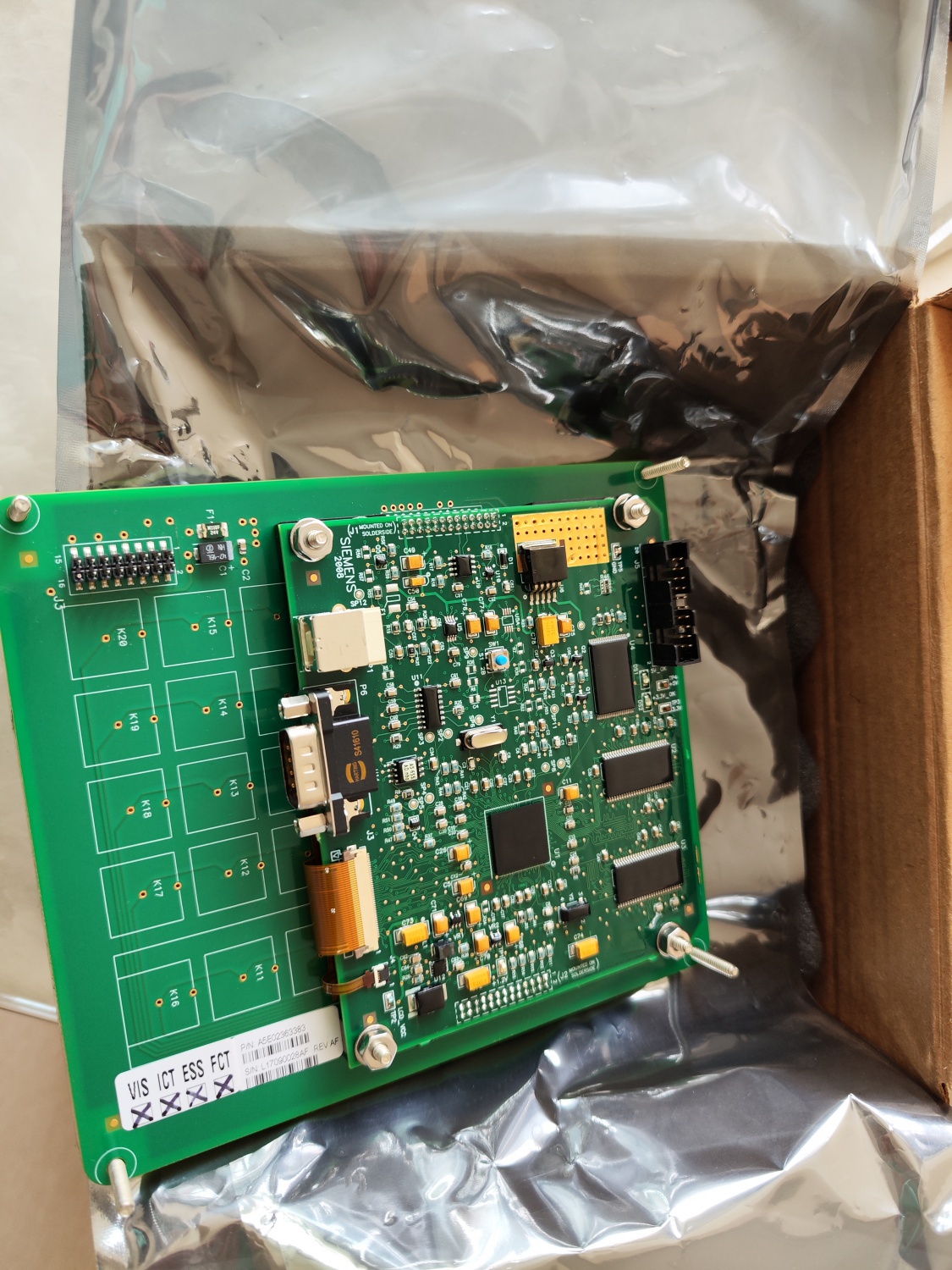 A5E02363383 Siemens Keypad, Robicon Keypad, New in Box, MULTI LANGUAGE ...