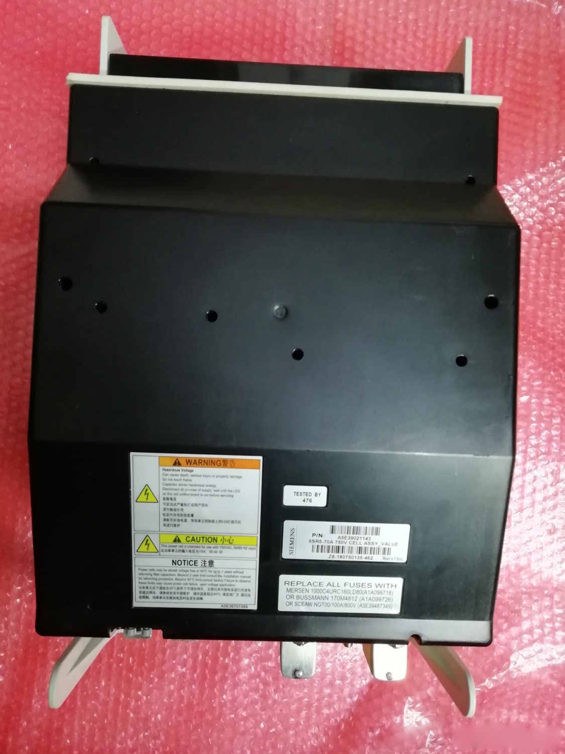 Power Cell P/N: A5E39021143, Siemens GH180 Drives G5 GEN5 6SR5-70A 750V ...