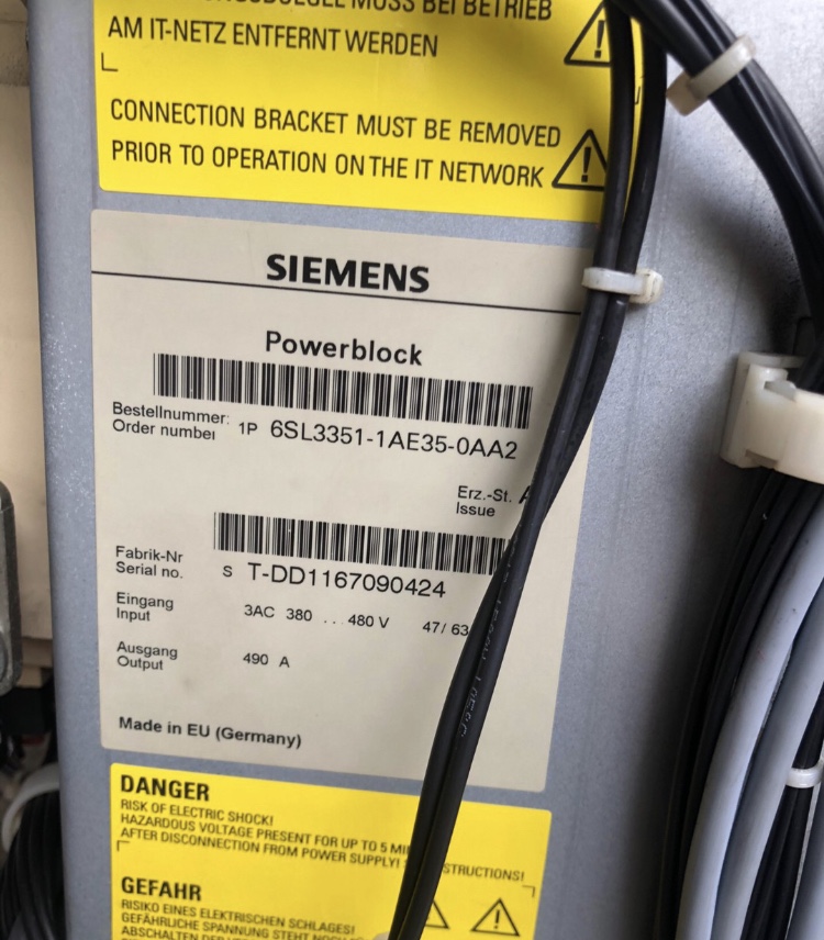 Siemens 6SL3351-1AE35-0AA2 SINAMICS/MICROMASTER PX replacement power ...