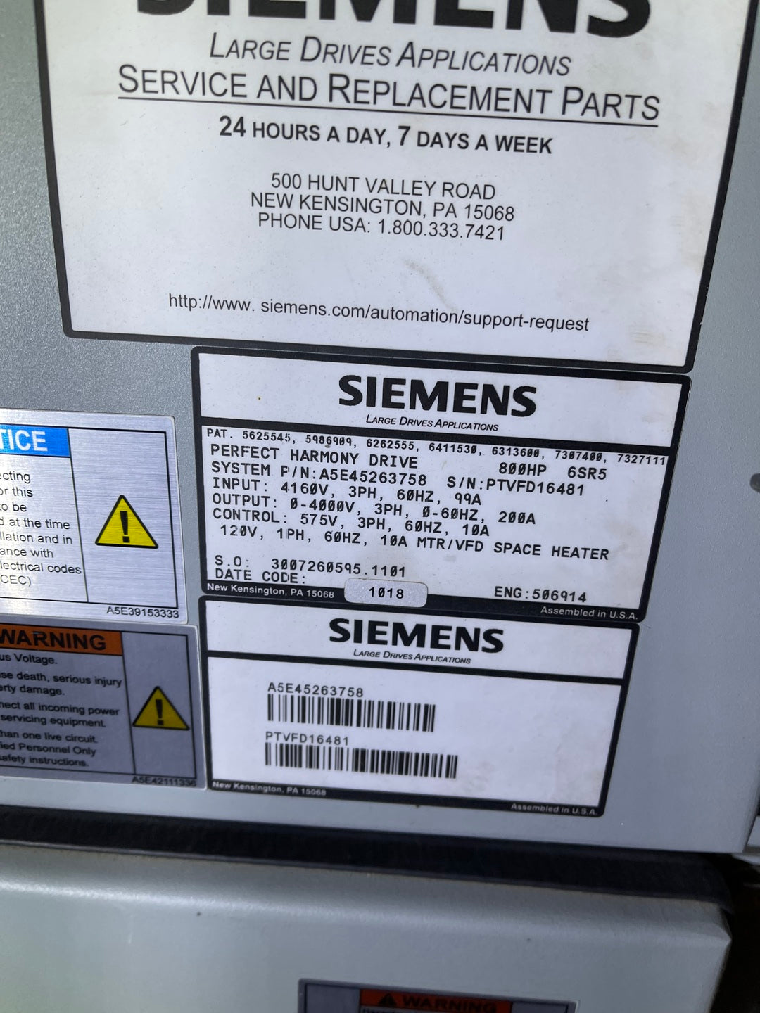 6SR0960-0RA03-0AD0, WAGO fieldbus coupler MODBUS, A1A091143; 6SR0960 ...