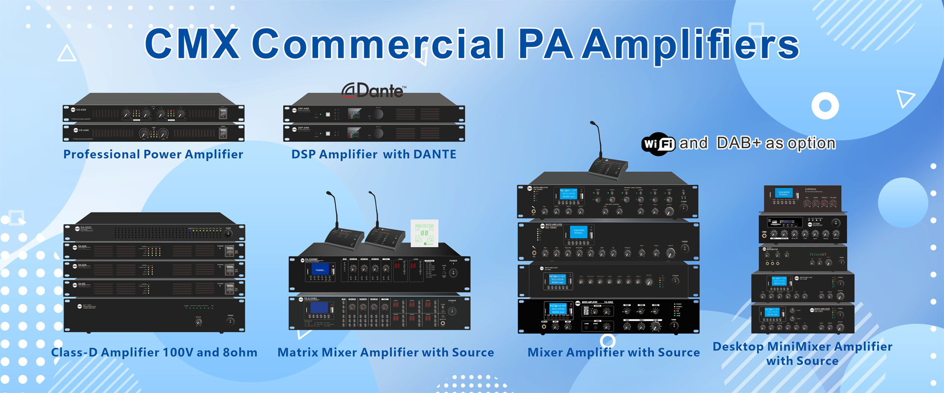 CMX AUDIO-Public Address IP Audio EN54 Voice Evacuation Wi-Fi ...