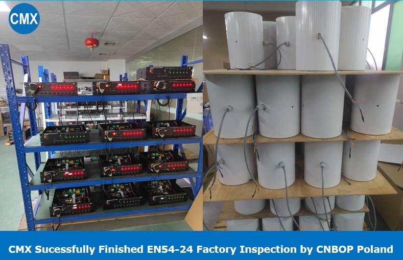 CMX Sucessfully Finished CNBOP Poland EN54-24 Factory Inspection