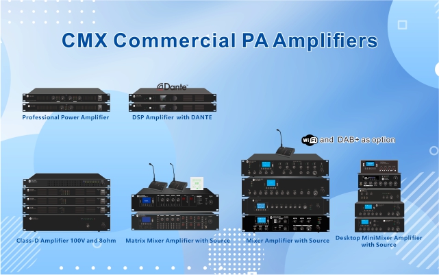 CMX AUDIO-Public Address IP Audio EN54 Voice Evacuation Wi-Fi ...