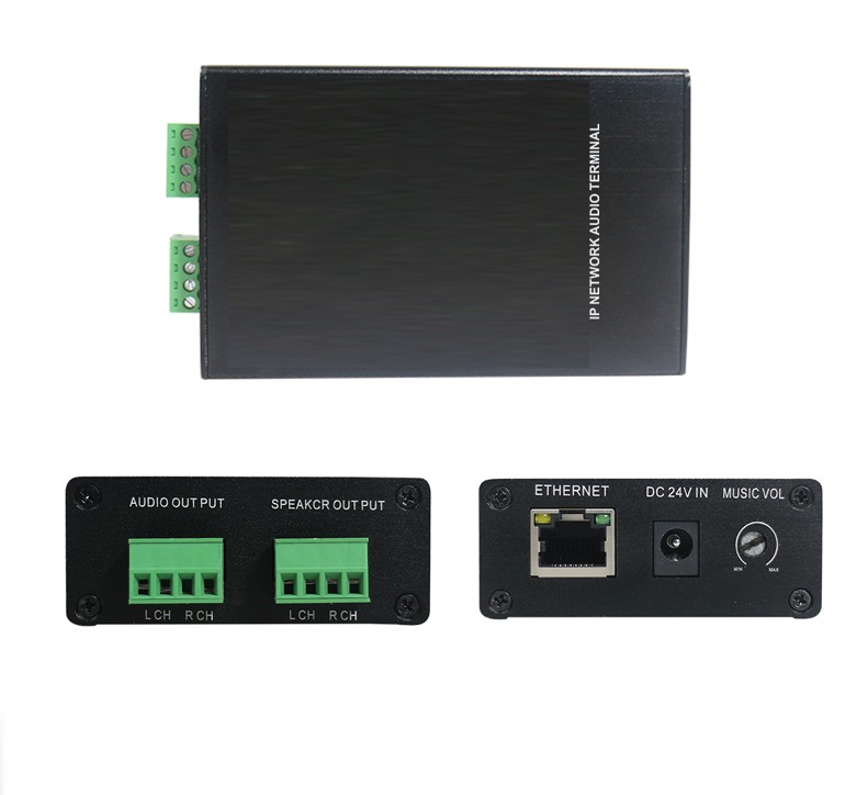 Onvif Sip Audio System 2 x 15W SIP Network Audio Amplifier ONSIP215