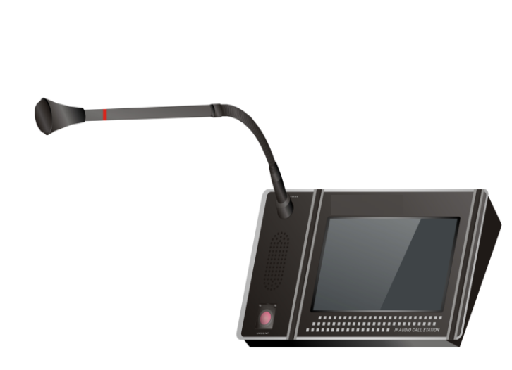 IP PA System IP Network Remote Microphone (Touch Screen) DI-9700TM