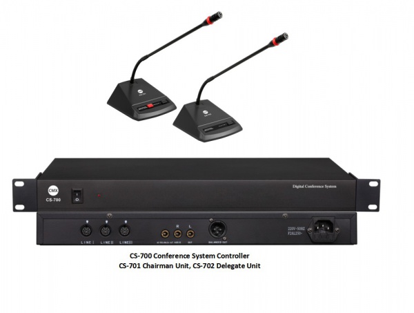 Analog Conference System-CMX AUDIO-Public Address IP Audio EN54 Voice ...