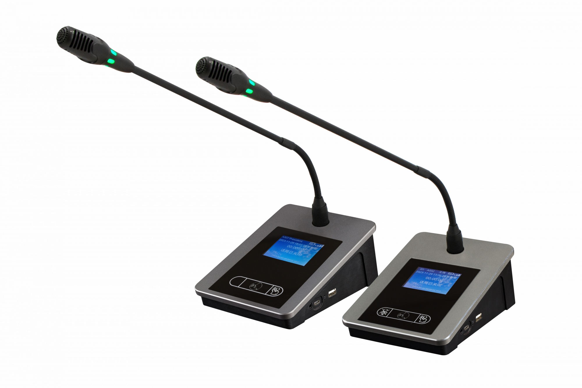 5G-123 2.4”5G Wi-Fi Wireless Conference Chairman Unit 5G-124 2.4”5G Wi ...