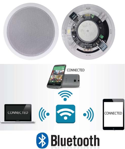 Wireless Active Ceiling Speakeerr with Bluetooth (Active+3 Passive) BT-510A