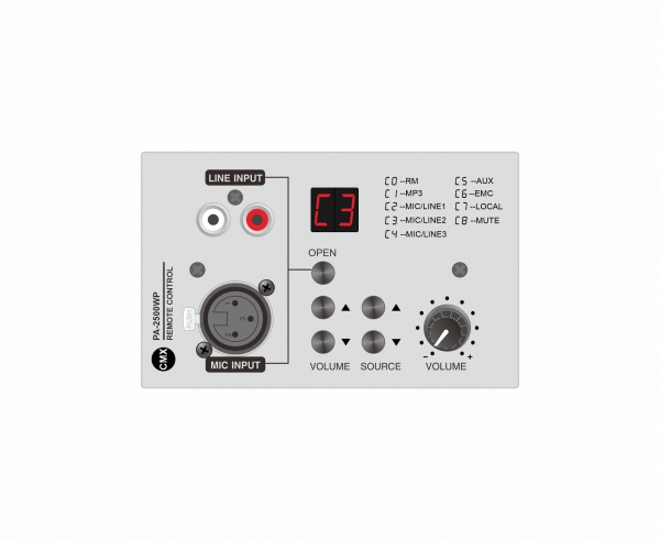 Remote Control Panel PA-6000WP