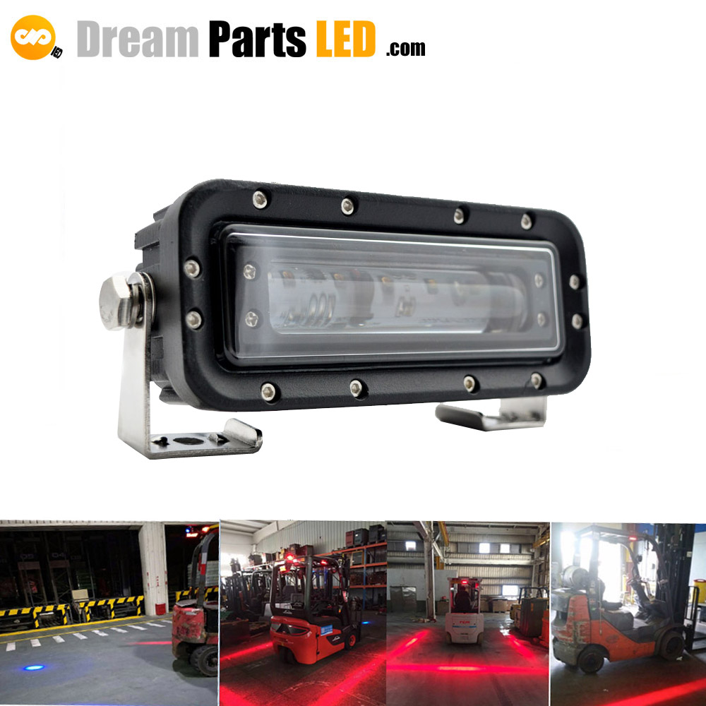 6" 20w LED Red zone safety light for Forklift