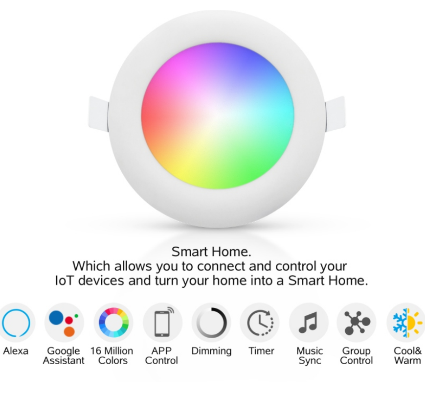 cETL RGB·CCT Downlight Tuya-Belight