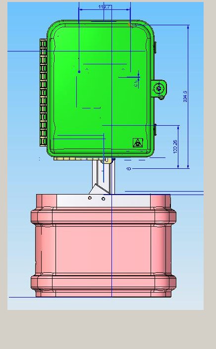 Fiber Optic Pedestal & Enclosure Fiber Protection Pedestals