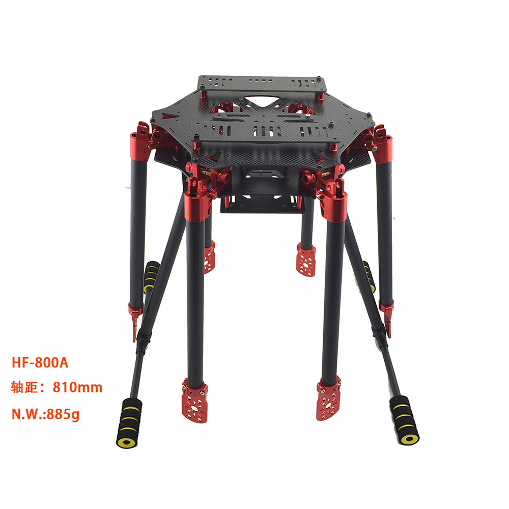 Hexa 820mm Folding Frame Kit Carbon fiber Frame Body