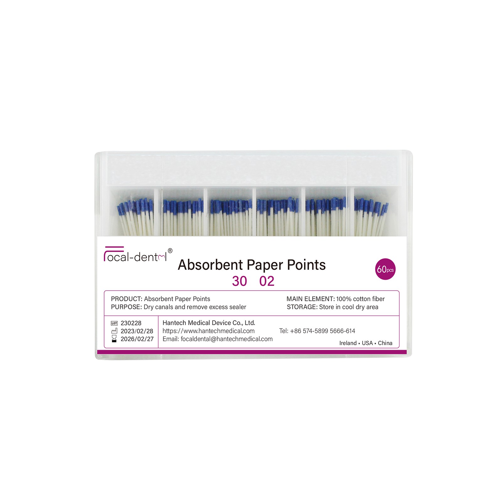 Absorbent Paper PointsAbsorbent Paper Points are used in endodontic ...