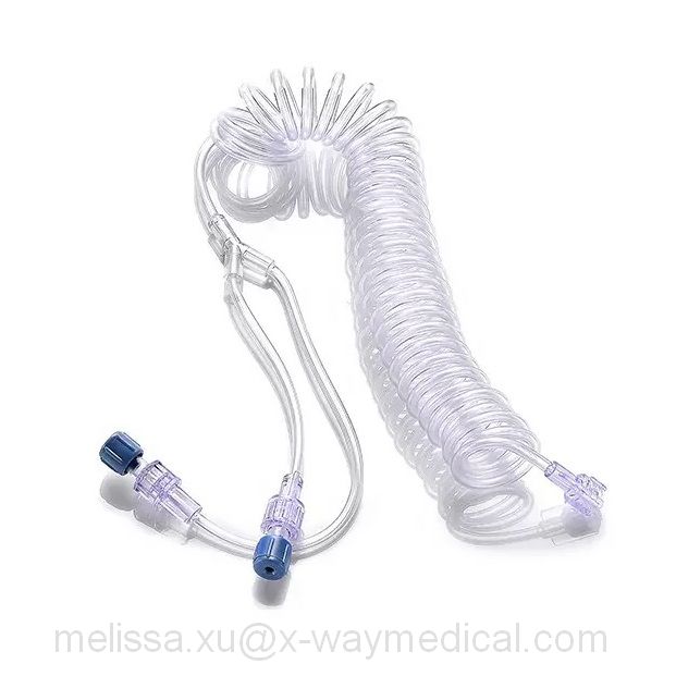 Low pressure Y tube, 150cm CT Y tube, Y injector tubing