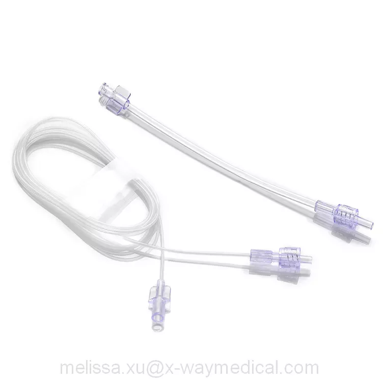 Low pressure Y tube, 150cm CT Y tube, Y injector tubing