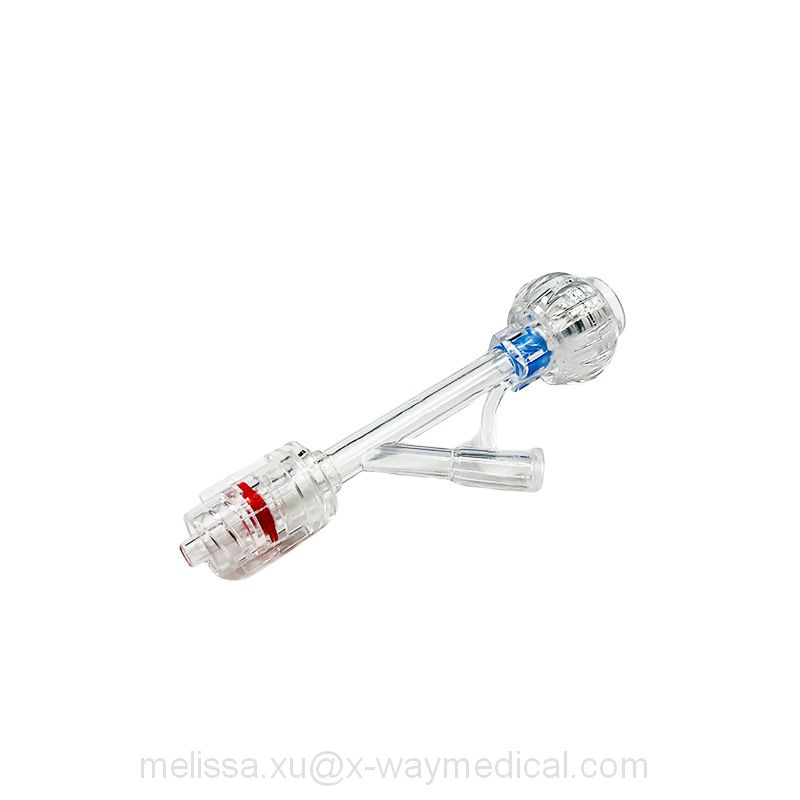 7Fr 9Fr Lantern type hemostatic valves with rotatory male luer lock ...