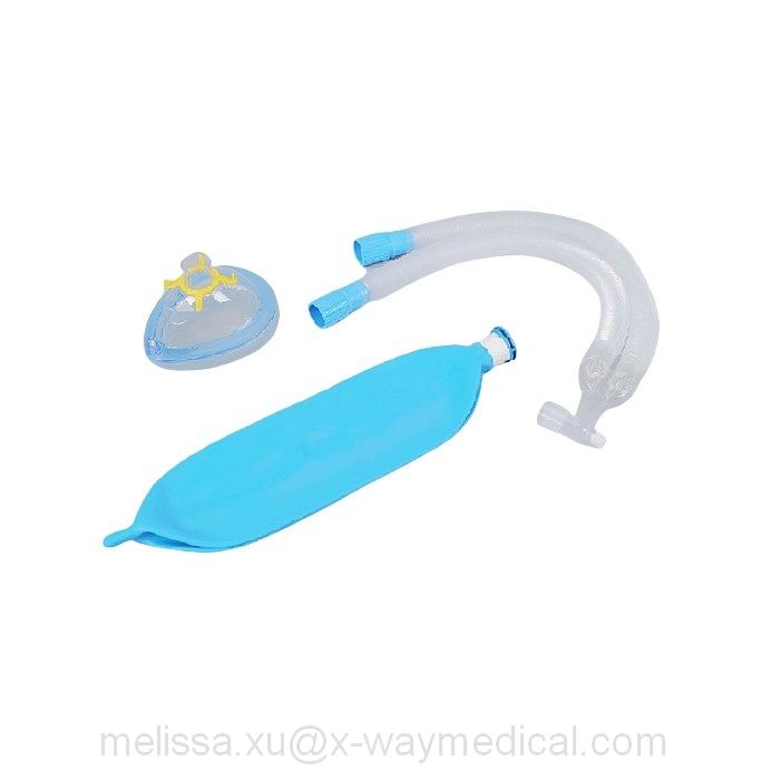 Single-use respiration loop, anesthetic oxygen gas delivery bag kit for ...