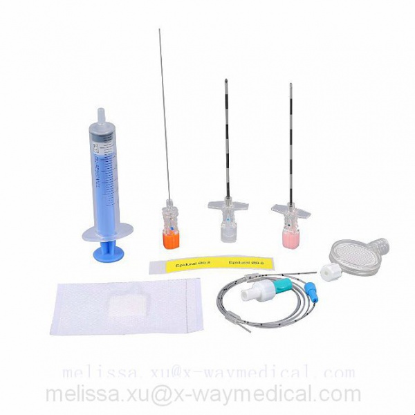 Combined spinal and epidural anesthesia kit, Caudalanaesthesia ...