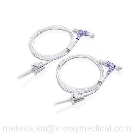 150cm extension tubing with T check valves connector, Connecting tube ...