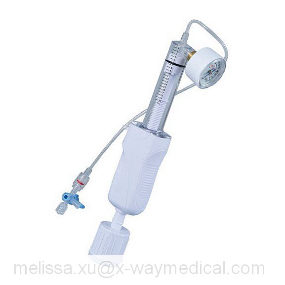 Medical Mechanical display gauge 20ml 30Bar PCI balloon catheter ...