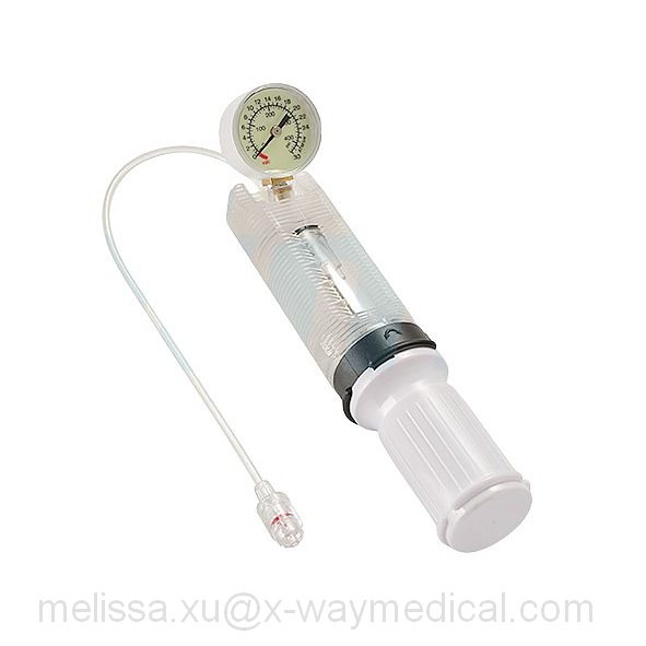 Medical Mechanical display gauge 20ml 30Bar PCI balloon catheter ...