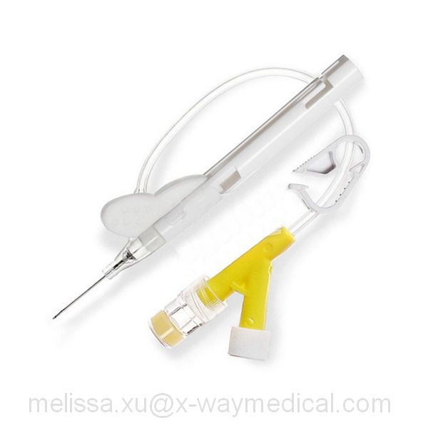 Safety Positive Pressure IV infusion Catheter Needle, Clinical DEHP ...