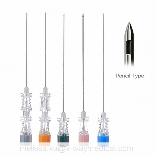 Anaesthesia Spinal needle tip with pencil point and 20G introducer ...