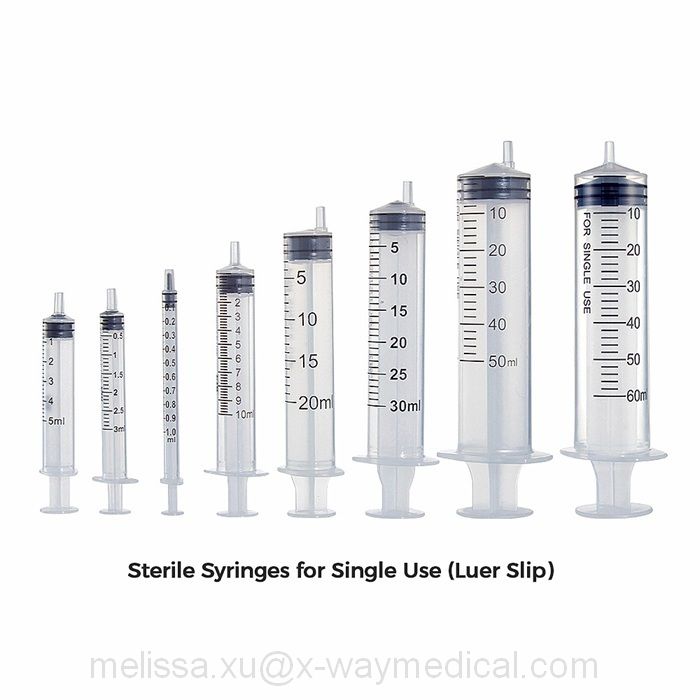 1ml 2ml 3ml 5ml 10ml 20ml 2-Parts luer slip sterile Syringes, economic ...