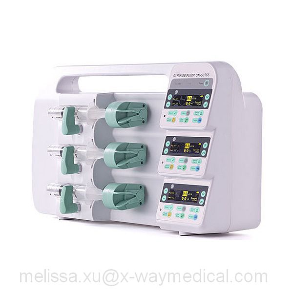 Automatic high accuracy Single double triple four channels syringe pump ...