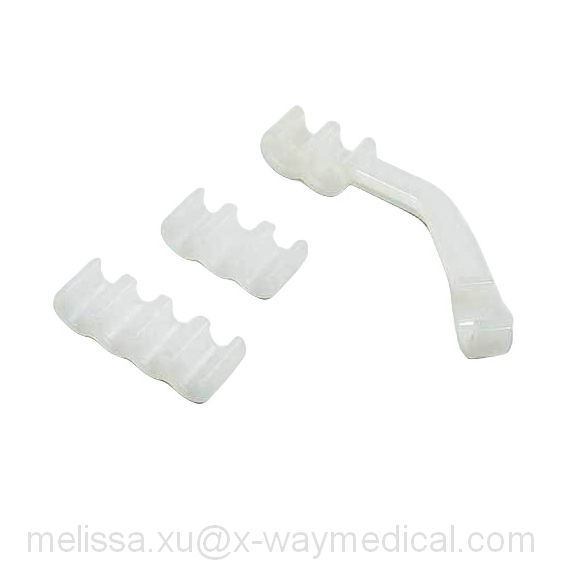 Medical dual three four five lumens pipe clamp, extension tube clips ...