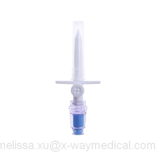 Chemotherapy cancer drug dispensing valve vented mini spike, chemical treatment dual membrane ...