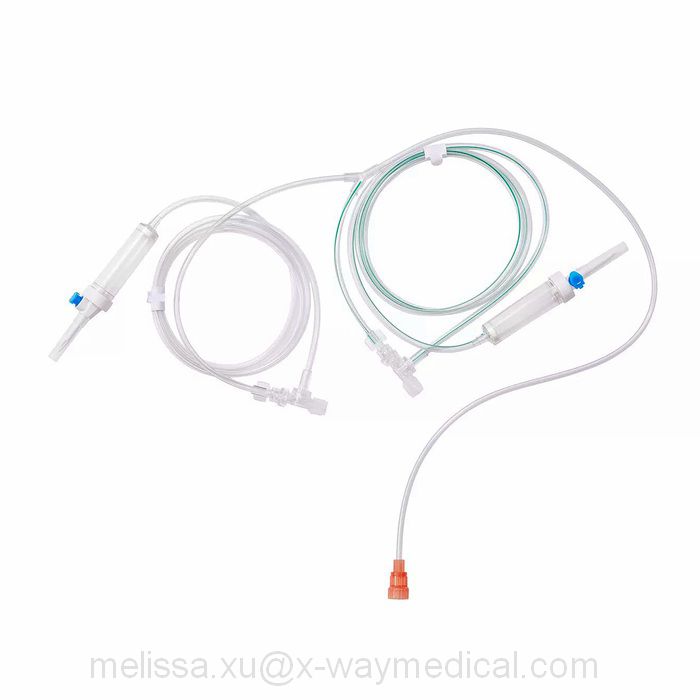 150cm 12hours Multiple use pressure coiled filling tubing with drip ...