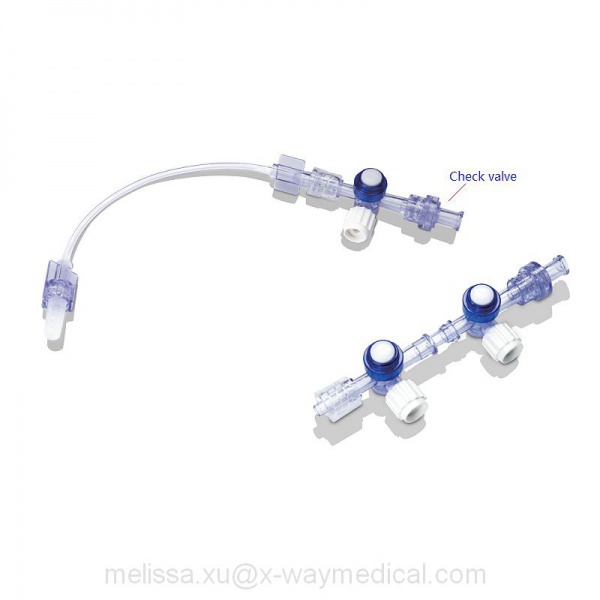 Medical Single-use non-return check valve infusion connector, Simple ...