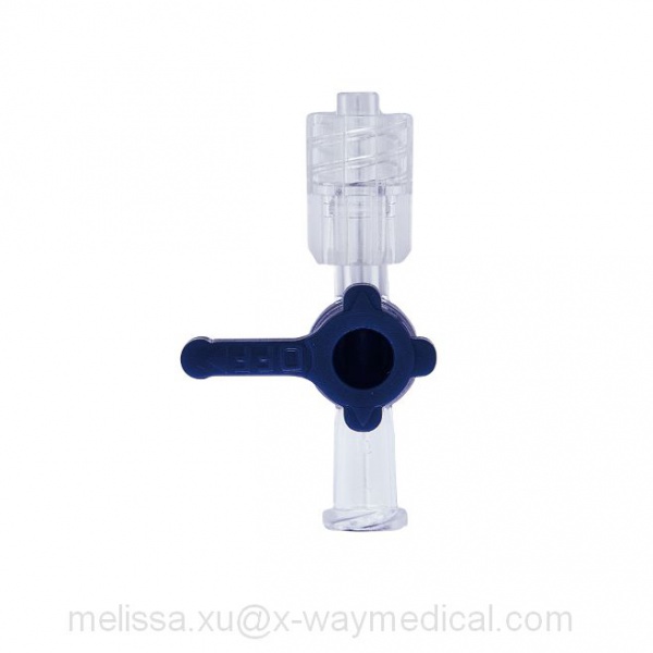 Medical ON Off handle IV infusion injection 2 two way stopcock valve ...