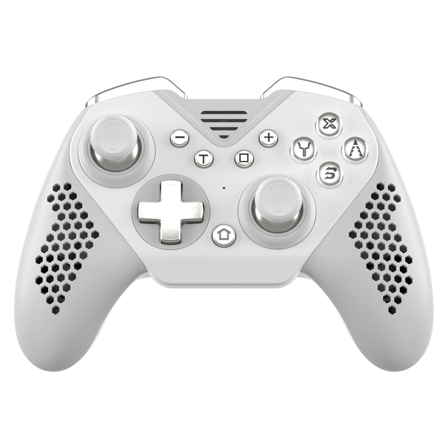 Switch Pro Controller with Voice Assitant,exchangeable layouts