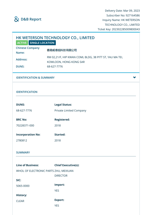 SHENZHEN WTX CAPACITOR CO., LTD.
