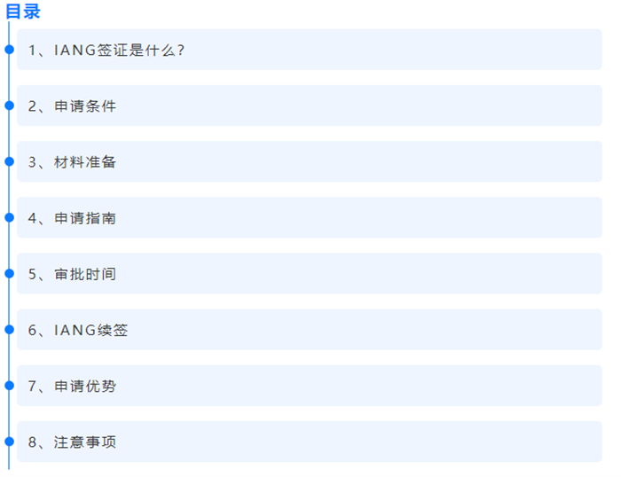 香港IANG签证攻略一览