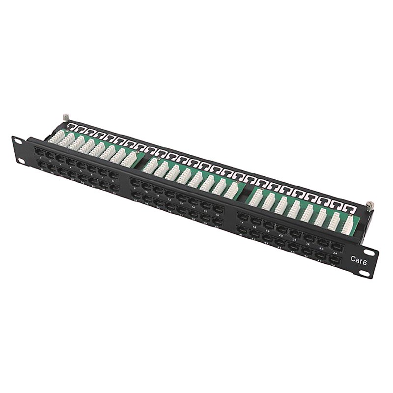 Cat5e / Cat6 UTP 48Port 1U Patch Panel 19" Krone IDC