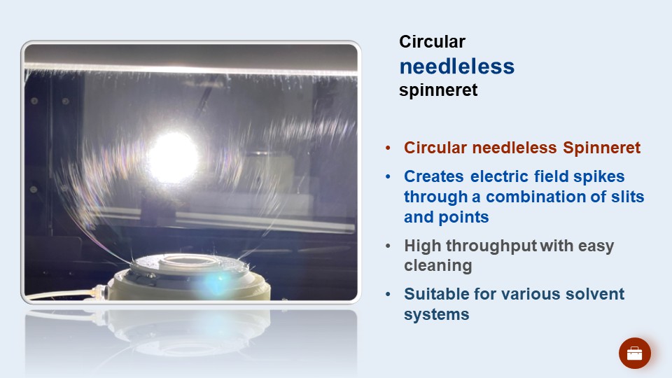 Scale-up electrospinning machine-TONG LI TECH CO LTD