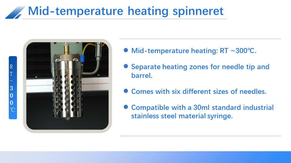 Melt electrospinning machine from TONG LI TECH