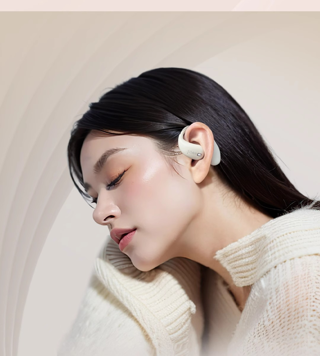索爱（soaiy）GD31开放式概念耳夹式蓝牙耳机真无线长续航不入耳