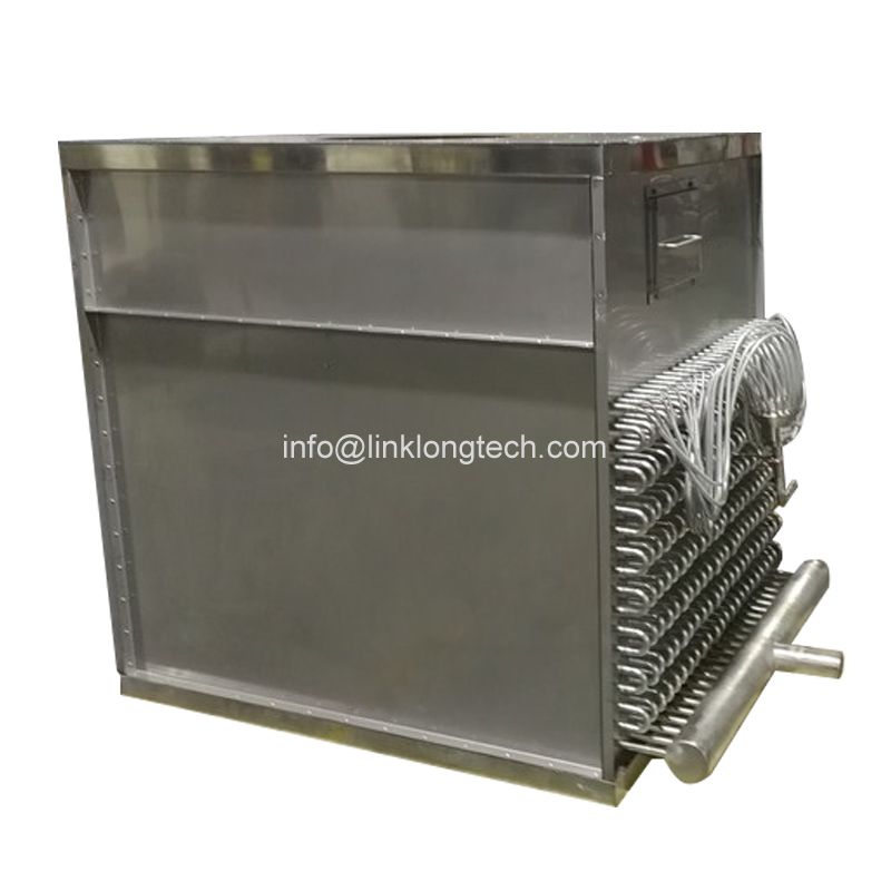 Stainless Steel Tube Fin Evaporator Coil for Waste Heat Recovery Unit
