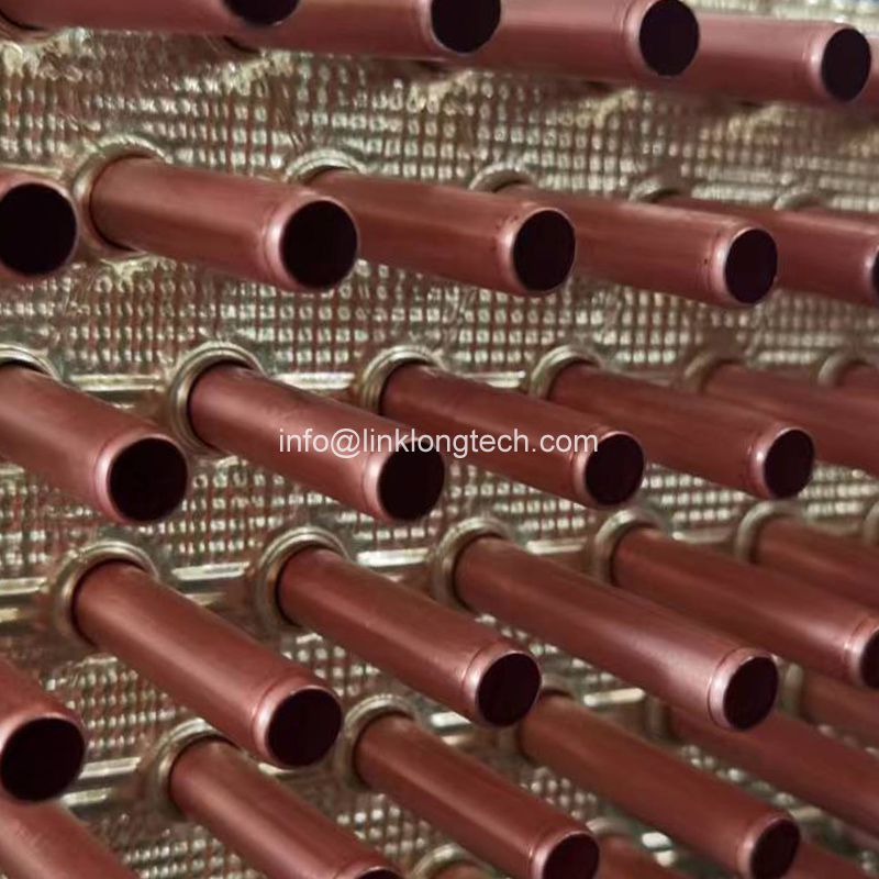 Epoxy resin fin tube evaporator corrosion resistant evaporator coils