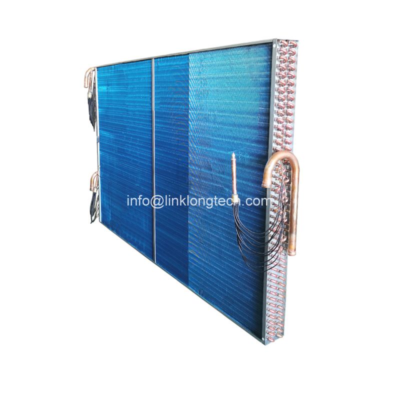 Hydrophilic Aluminum Fins Evaporator Heat Exchanger