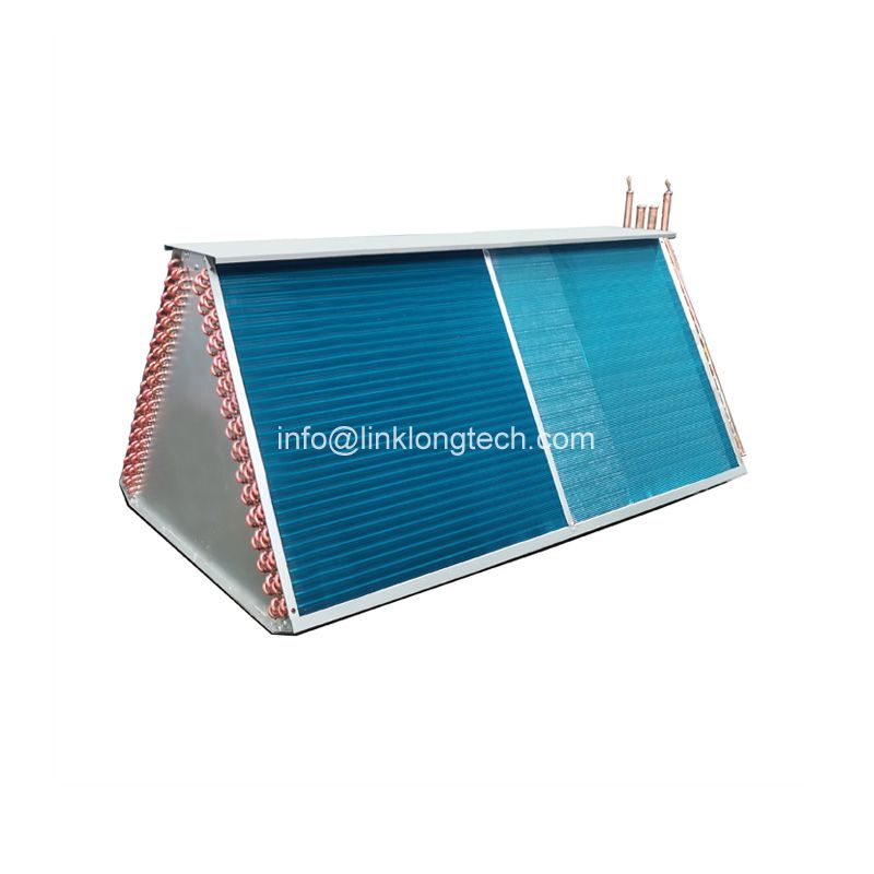 Copper Tube Aluminum Fin Condenser Heat Exchanger