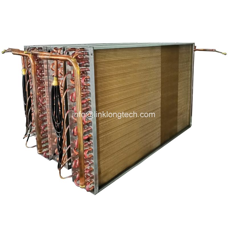 Epoxy resin aluminum evaporator corrosion-resistant evaporator coils