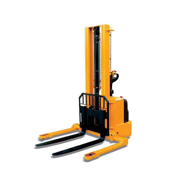 Full electric stacker with wide Outrigger MG-E,苏州虎力升降机械有限公司