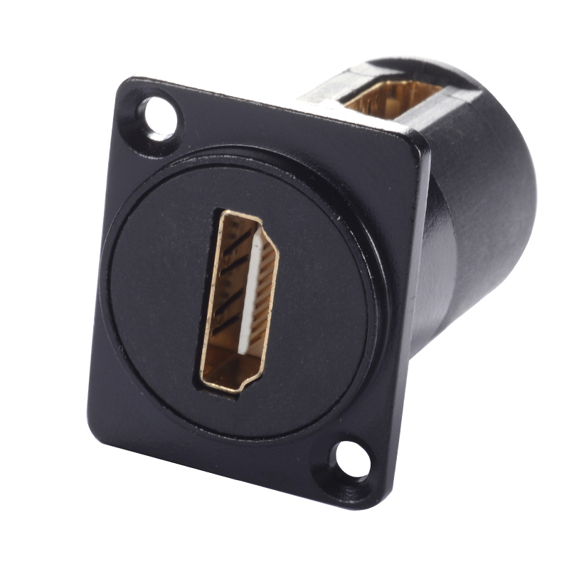 AHDMI-R D型模块HDMI弯形对接底座 AVSSZ-深圳市艾维声电子科技有限公司 电话0755-82760906