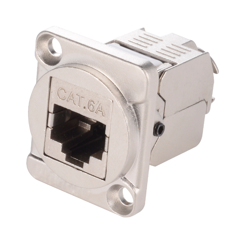 ARJ45-CAT6A-1B D型模块超级六类网络万兆压接底座 AVSSZ-深圳市艾维声电子科技有限公司电话0755-82760906